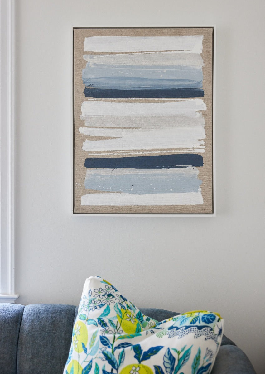 Linen Blue Rainbow – Katy Garry Fine Art